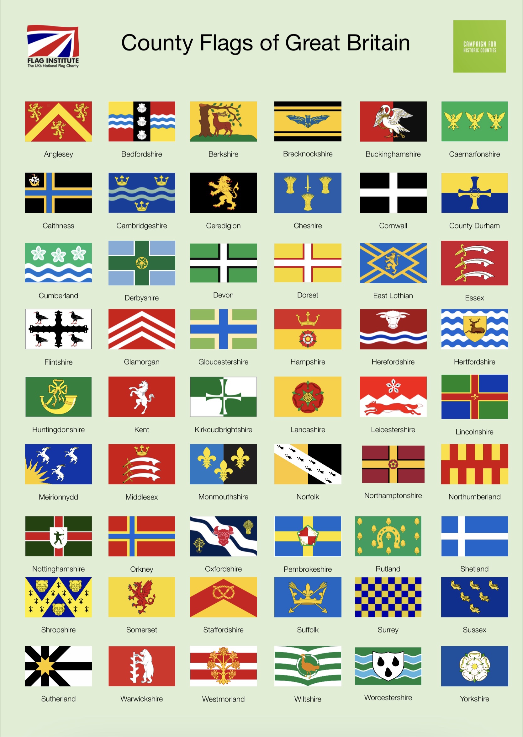 Historic County Flags Day 2021 – Campaign for Historic Counties